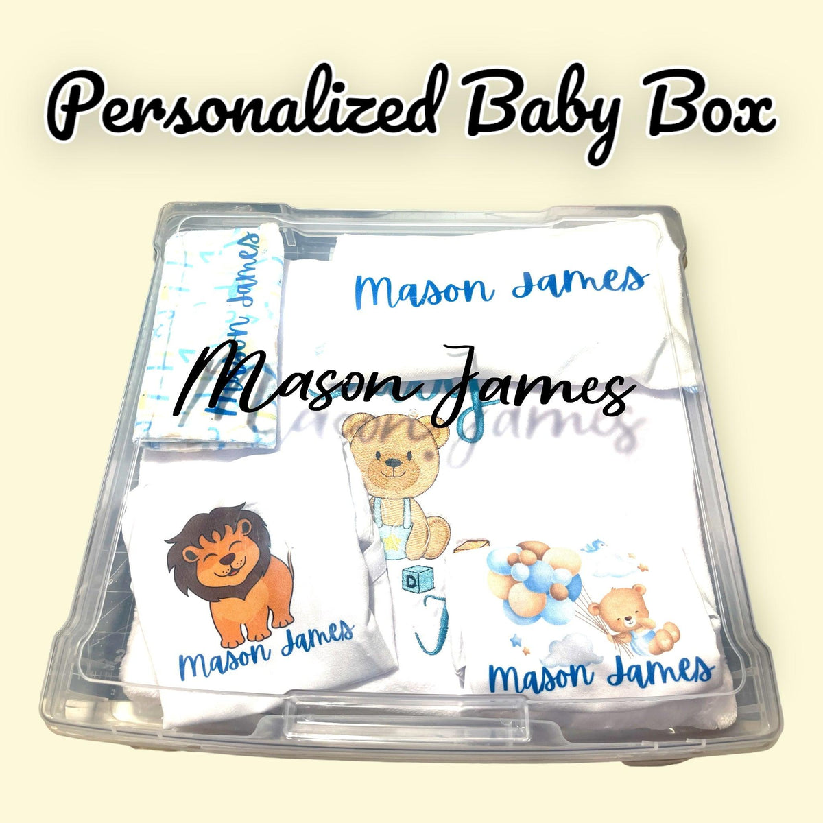 Personalized Baby Box – Creative Works Crafts